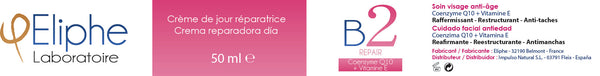 Crème de jour réparatrice Eliphe B2 - Cosmétiques - Apoticaria